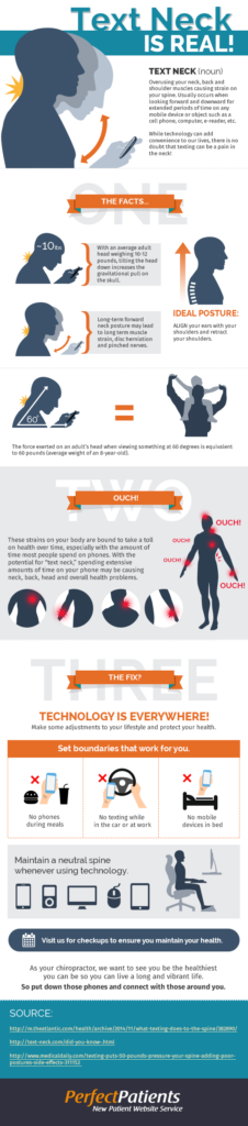 Text Neck Is Real! [INFOGRAPHIC] - Circle Chiropractic