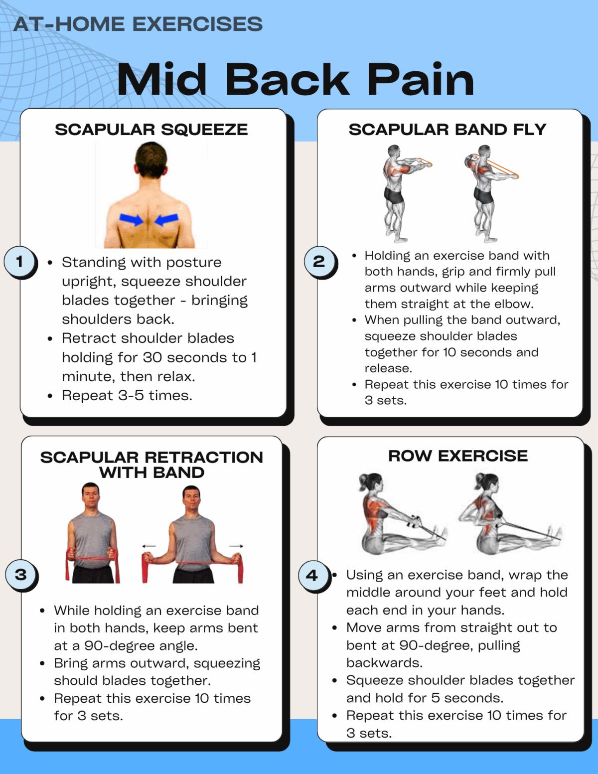 At Home Exercises: Mid-Back Pain - Circle Chiropractic